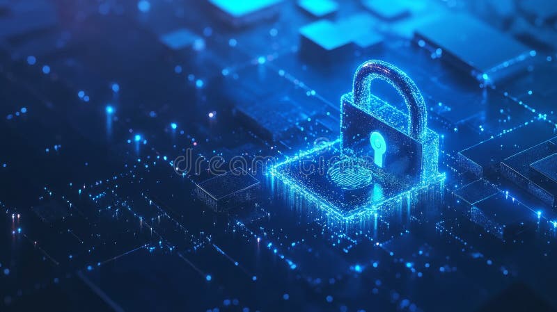 An Example of a Cyber Lock on the Red and Blue Network Grid ...