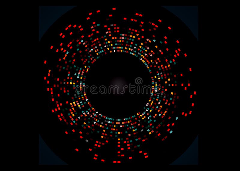 An Example of DNA Fingerprinting 10 Individuals Stock Vector ...