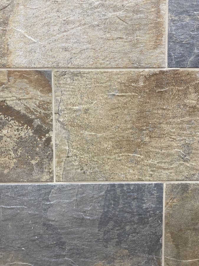 Example of Floor with Stone Tiles Stock Image - Image of tile ...