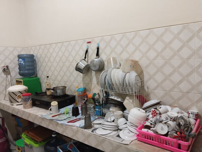 Example of a Kitchen in an Office / House / Meeting Hall Editorial ...