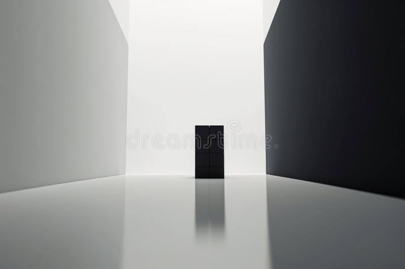 An Example of Minimalism, Modern Concept Art, Generated by AI Stock ...