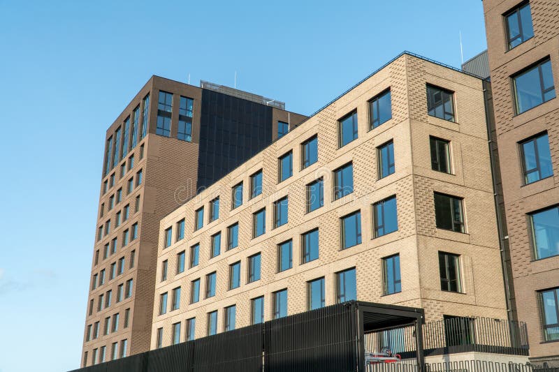 An Example of Minimalistic, Cubic-shaped Architecture Stock Image ...