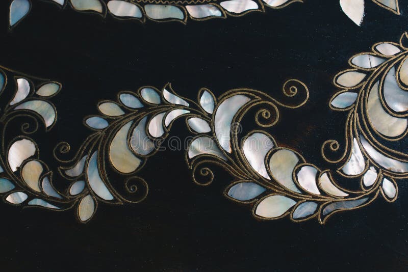 Example of Mother of Pearl Inlays Stock Photo - Image of empire ...