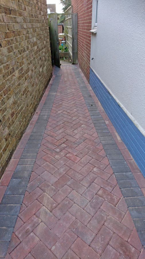 An Example of a Newly Paved Alleyway Stock Image - Image of kent ...