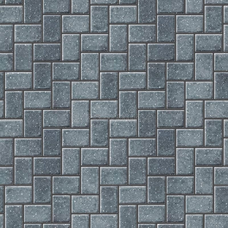 Herringbone Pattern Paving Seamless Texture, Bump and Displace Stock ...