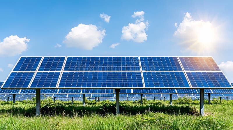 An Example of Renewable Energy Technology Showcasing Solar Panels ...