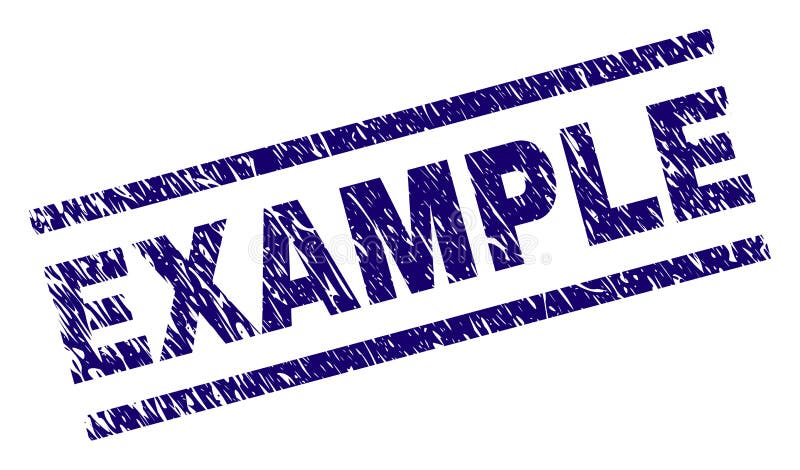 Grunge Textured EXAMPLE Stamp Seal Stock Vector - Illustration of ...