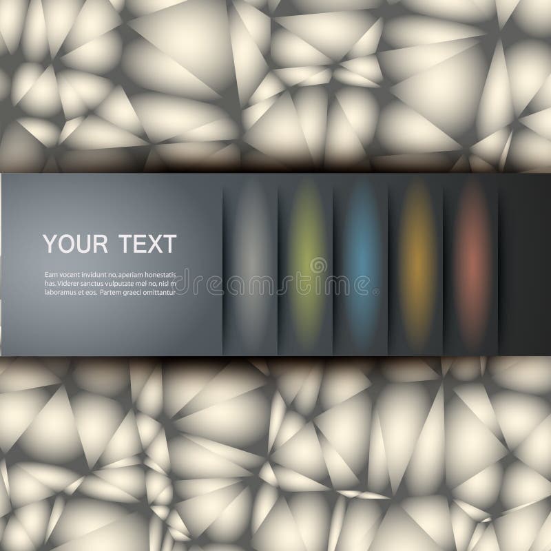 Example of a Simple Cover. Vector Design Eps10 Stock Vector ...