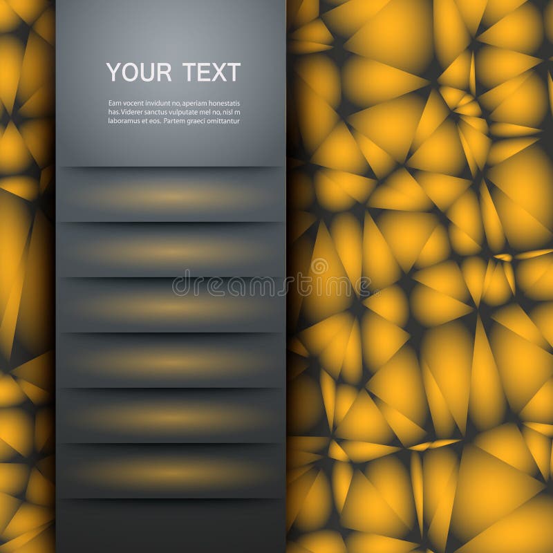 Example of a Simple Cover. Vector Design Eps10 Stock Vector ...