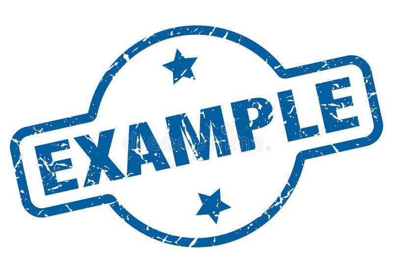 Example Blue Stamp Stock Illustrations – 252 Example Blue Stamp Stock ...