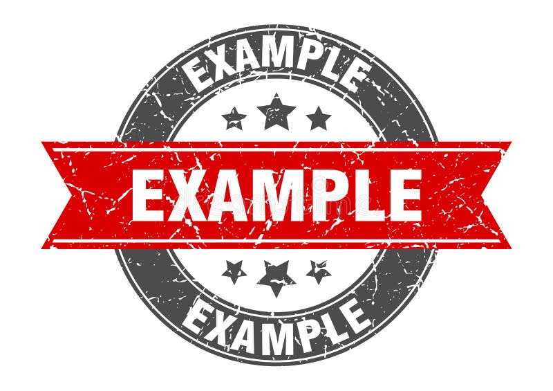 Example stamp stock vector. Illustration of seal, insignia - 162724206