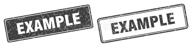 Example Red 3d Square Button Stock Vector - Illustration of sign ...