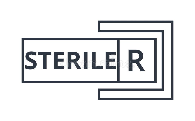 Example of Sterile Fluid Path Sterilized Using Irradiation Symbol ...