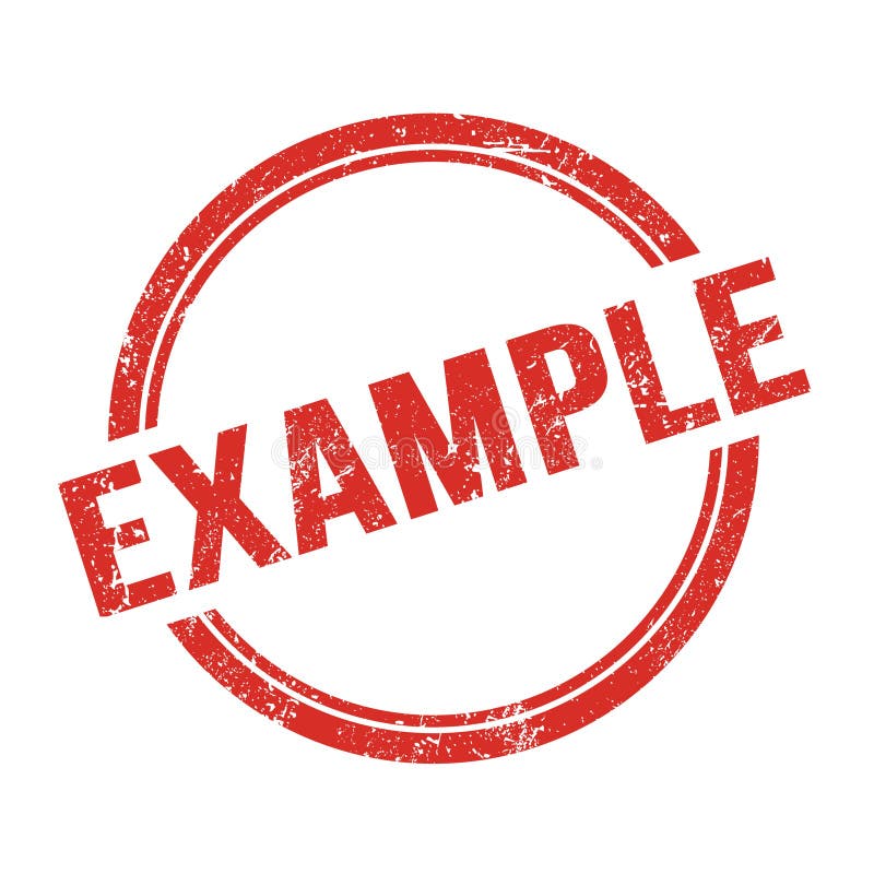Example Red Stamp Text Stock Illustrations – 198 Example Red Stamp Text ...