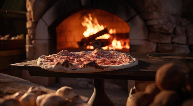 An Example of the Traditional Pizza Oven Stock Image - Image of brick ...