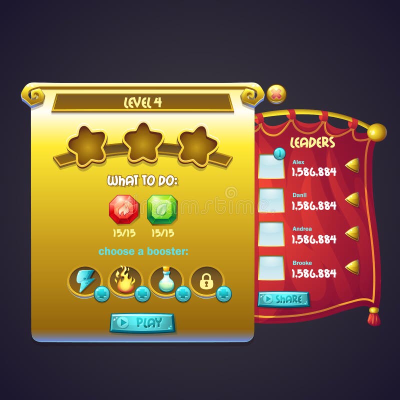 Example Game Window Stock Illustrations – 68 Example Game Window Stock ...