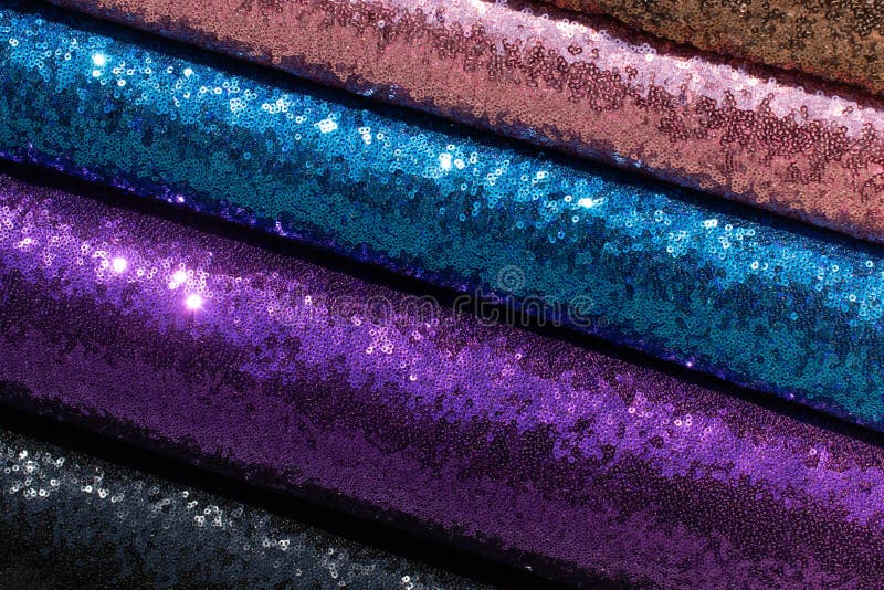 Examples of Bright Fabric of Various Color Stock Photo - Image of ...