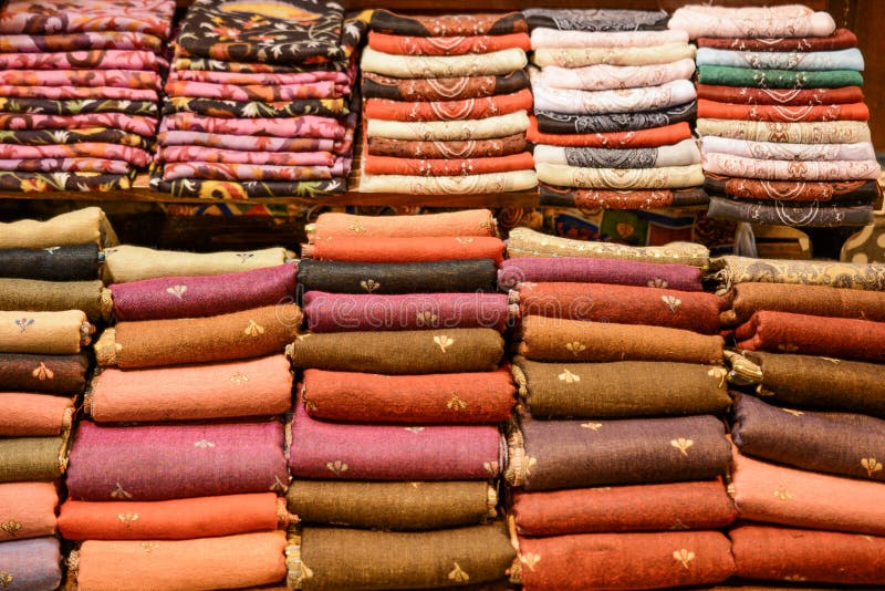 Examples of Fabric of Various Color and Type Stock Image - Image of ...