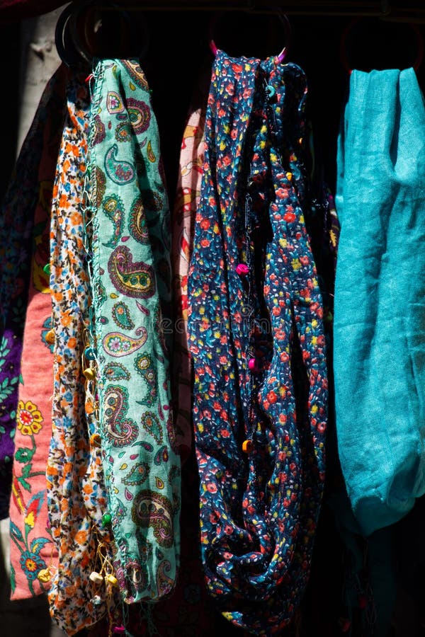 Examples of Fabric of Various Color and Type Stock Photo - Image of ...