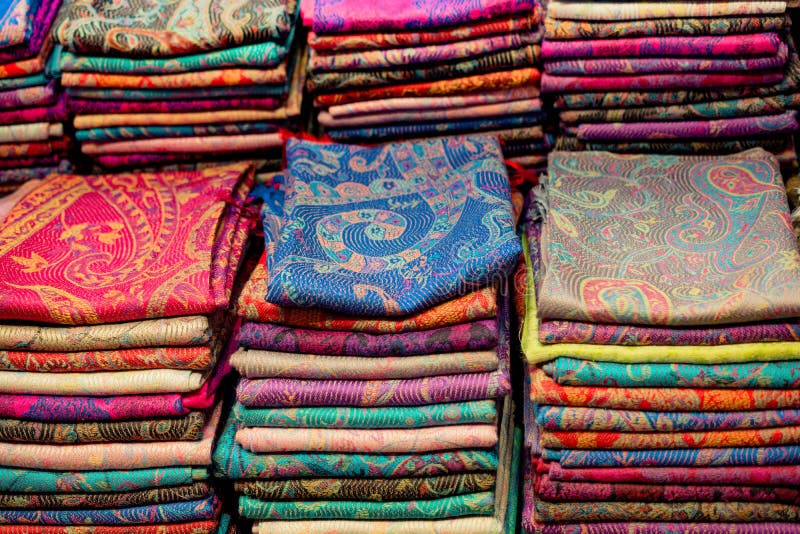 Examples of Fabric of Various Color and Type Stock Image - Image of ...