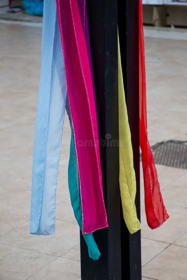 Examples of Fabric of Various Color and Type Stock Image - Image of ...