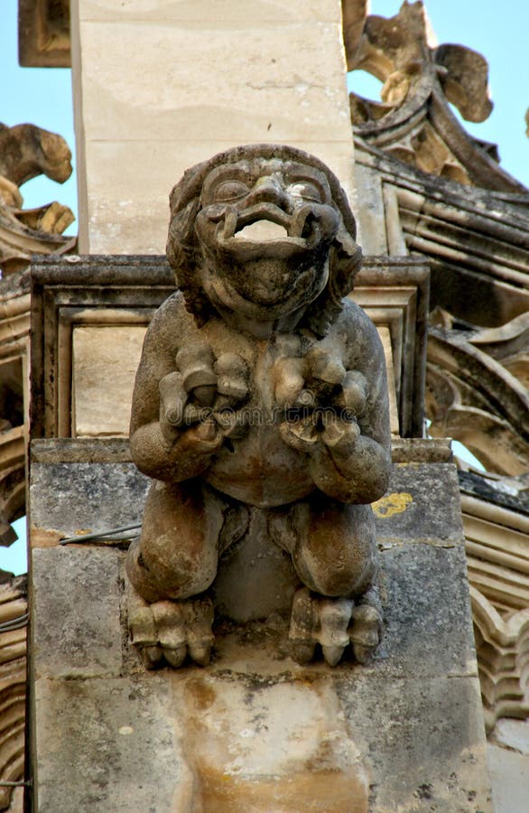 Examples of Gargoyles from the Monastery of Batalha Stock Image - Image ...