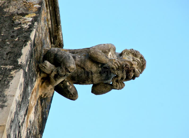 Examples of Gargoyles from the Monastery of Batalha Stock Image - Image ...