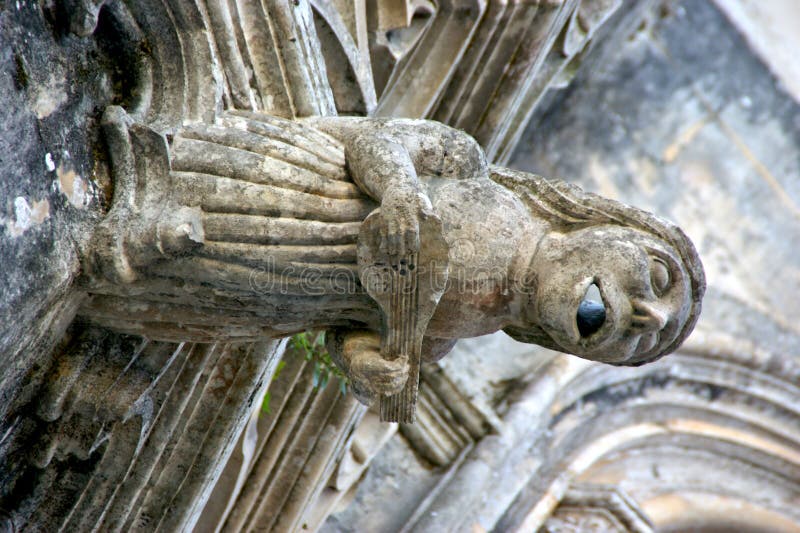 Examples of Gargoyles from the Monastery of Batalha Stock Image - Image ...