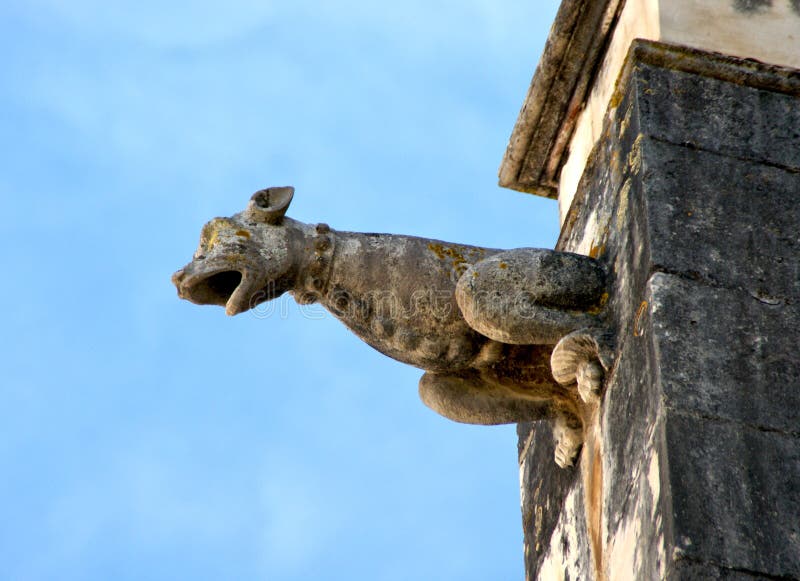 Examples of Gargoyles from the Monastery of Batalha Stock Image - Image ...