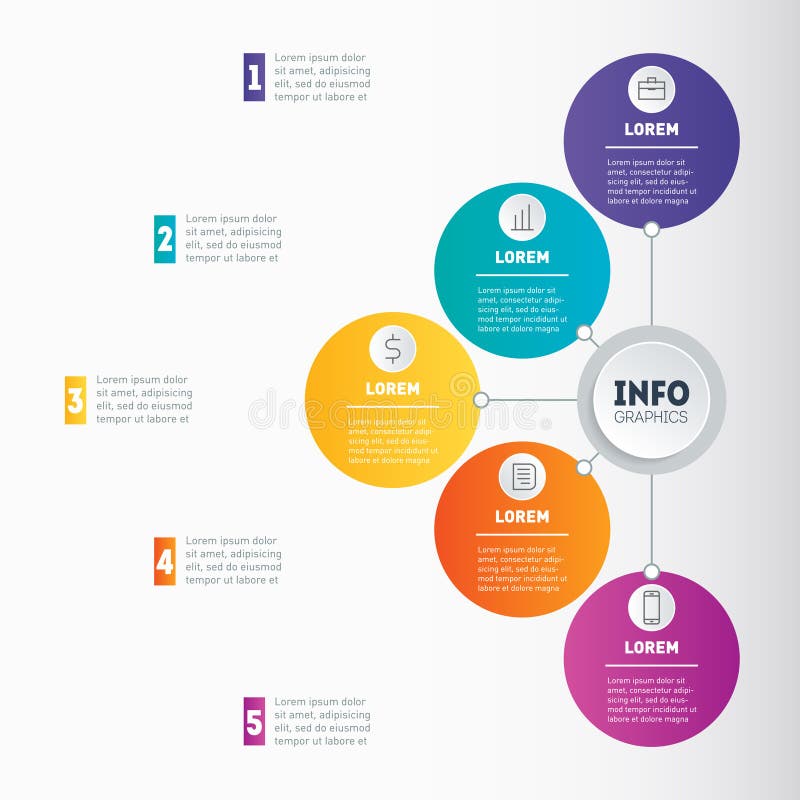 Examples of Infographics, How To Make Your Business Structured. Stock ...