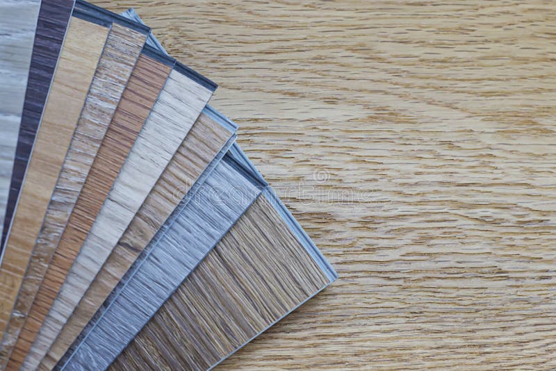 Examples of Ready-made Vinyl Flooring for Interior Work Stock Image ...