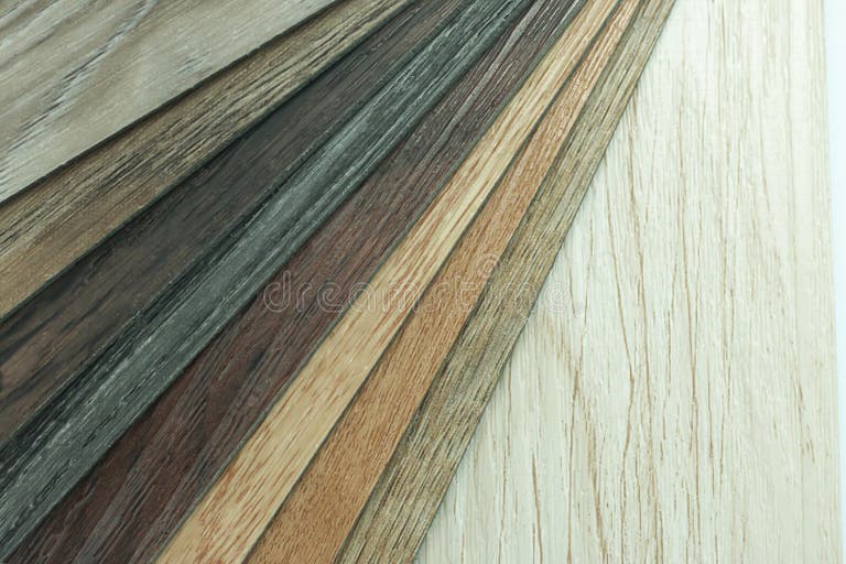 Examples of Ready-made Vinyl Flooring for Interior Work. Stock Image ...
