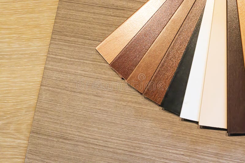 Examples of Ready-made Vinyl Flooring for Interior Work Stock Image ...