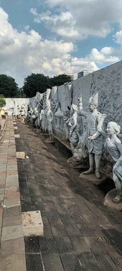 Monumen Nasional Monas Jakarta City Icon Editorial Stock Image - Image ...