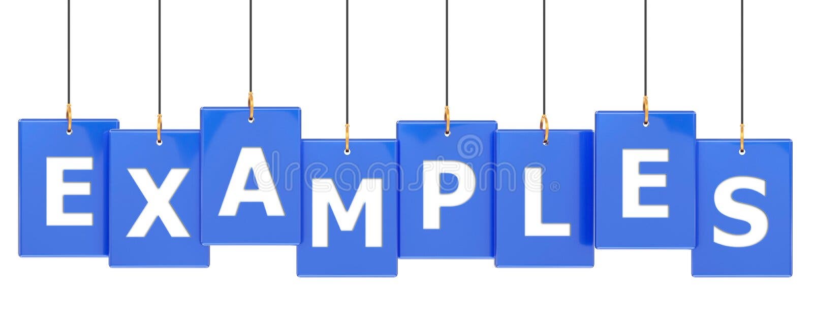 Example sticker stock vector. Illustration of note, background - 121022914