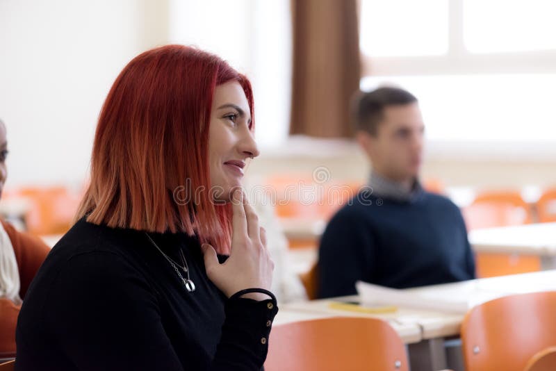 Exams Preparation. Group of Multi-Ethnic Students Studying Together ...