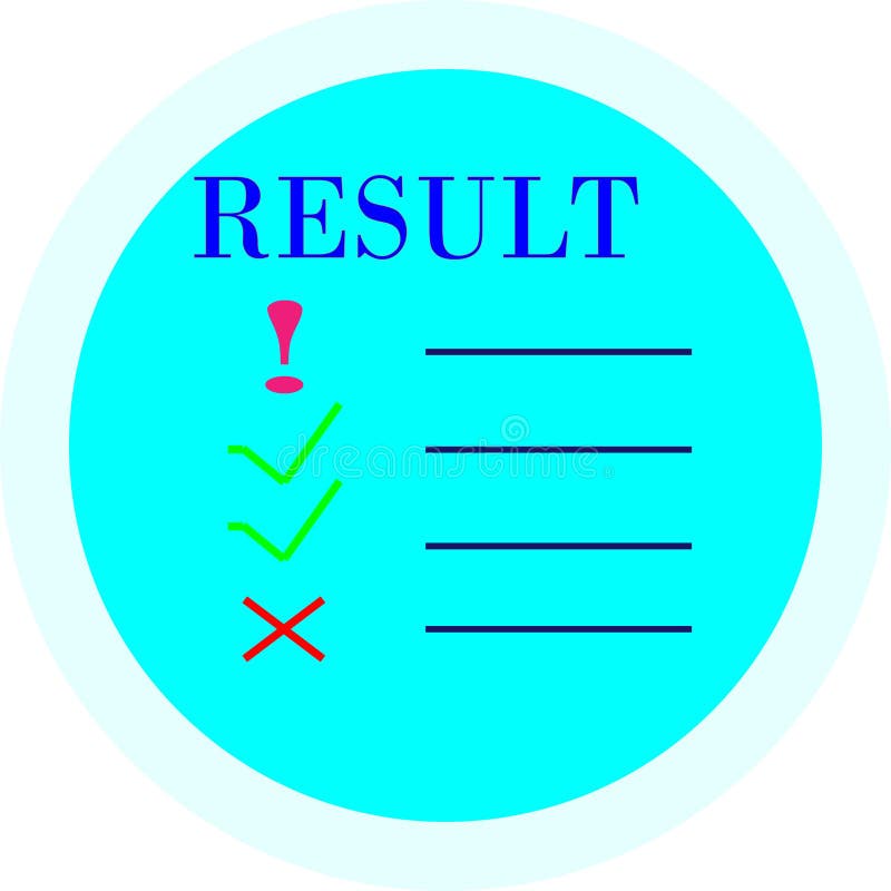 Exams Results Vector or Illustration Art & Illustration Stock Vector ...