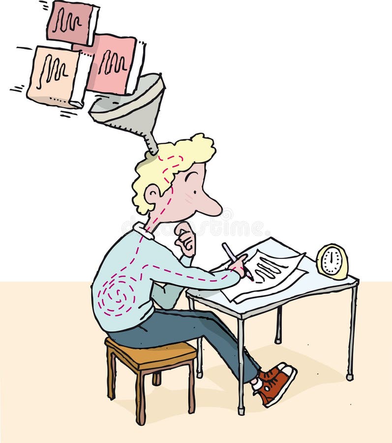 Student Exam Cartoon Stock Illustrations – 13,635 Student Exam Cartoon ...