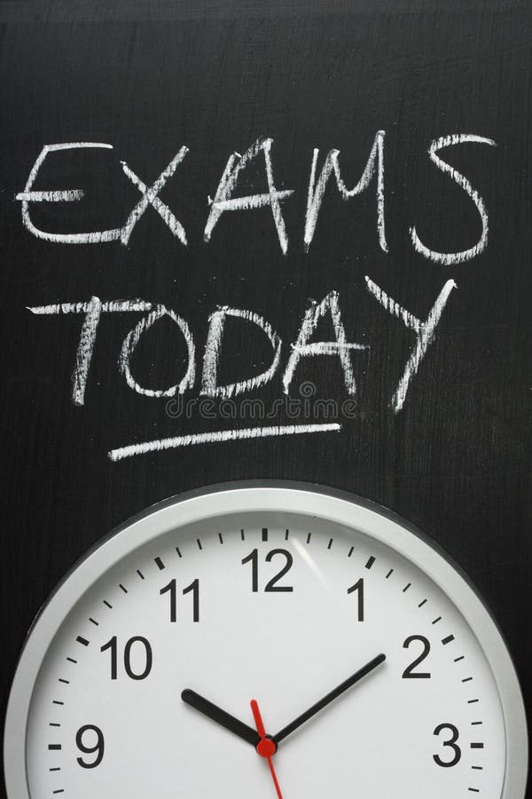 Test today stock photo. Image of chalkboard, final, education - 22223276