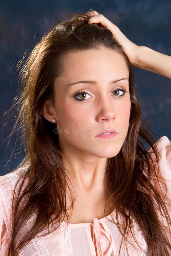 Exasperated Woman stock photo. Image of confused, anger - 18180404