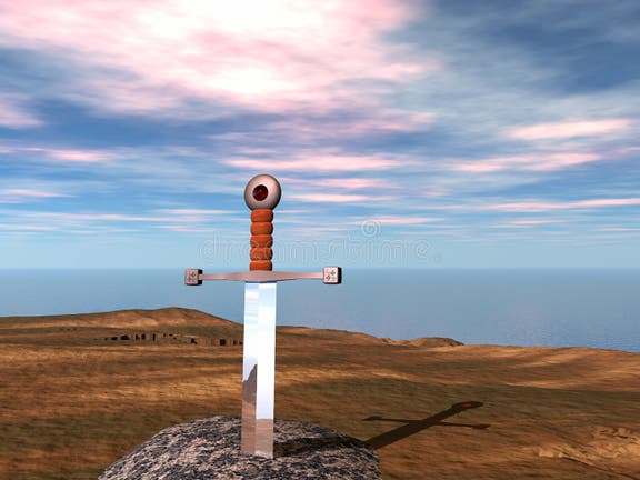 Knight Excalibur Stock Illustrations – 1,180 Knight Excalibur Stock ...