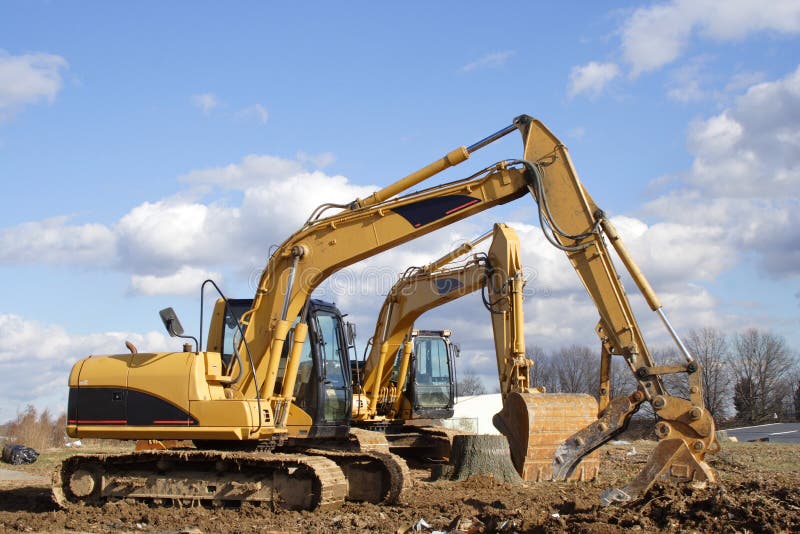 Excavating Equipment Royalty Free Stock Photo - Image: 5050105