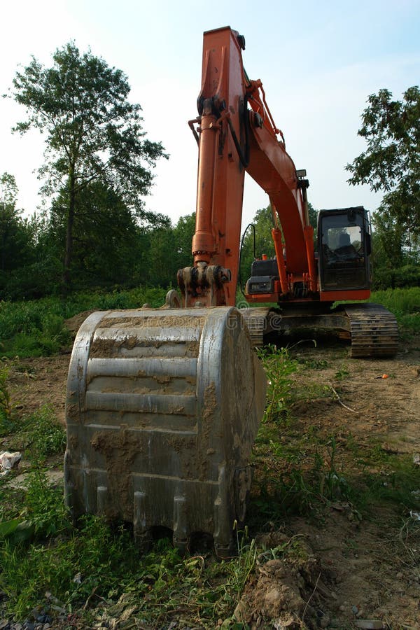 Excavation stock photo. Image of excavation, digging, excavator - 1070992