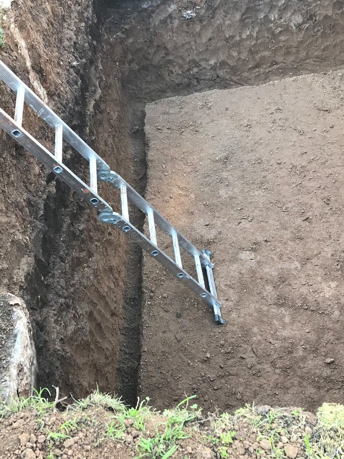 Excavation at a Construction Site. Architecture Stock Photo - Image of ...