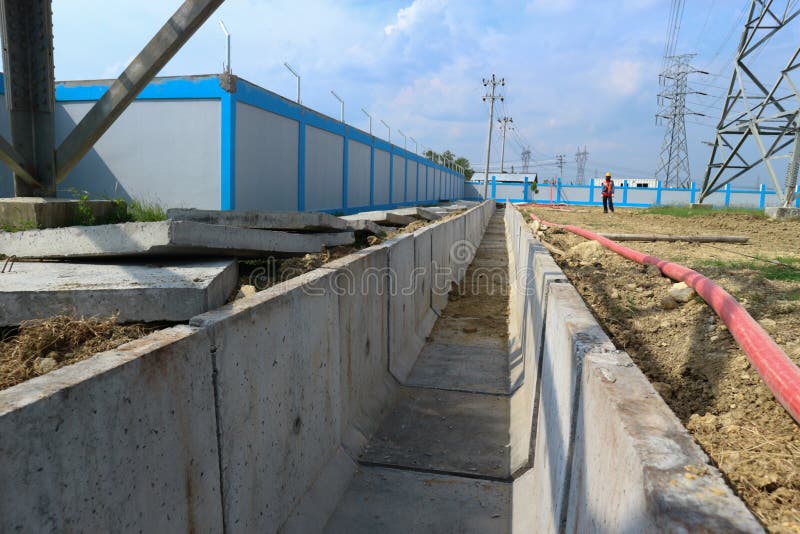 Excavation for High-voltage Cable Installation Editorial Stock Photo ...