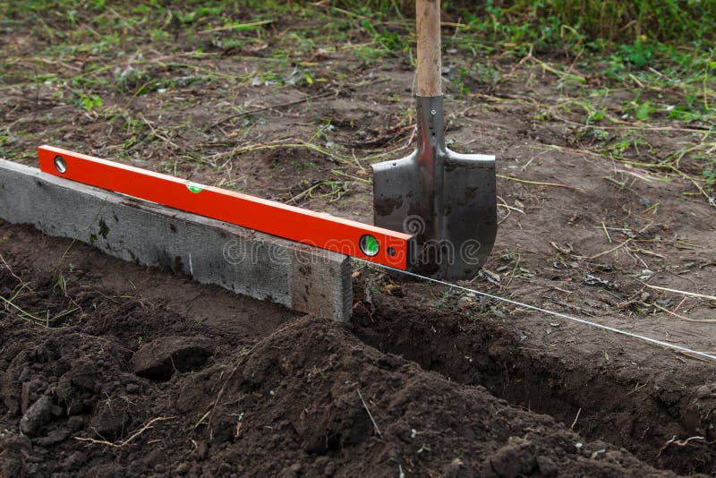 Excavation Work on the Farm Stock Photo - Image of gardener, outdoors ...