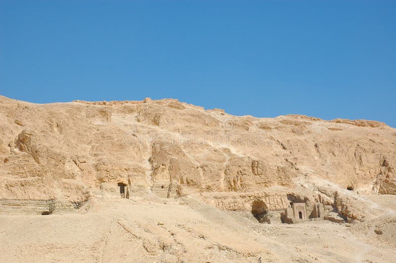 Excavations Site in the Valley of the Kings, Luxor, Egypt Stock Image ...