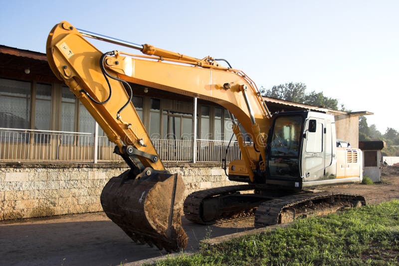 Excavator stock image. Image of technology, machine, heavy - 16605015