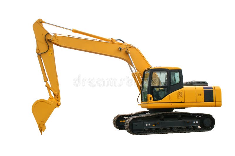 Excavator stock image. Image of working, industry, transportation ...