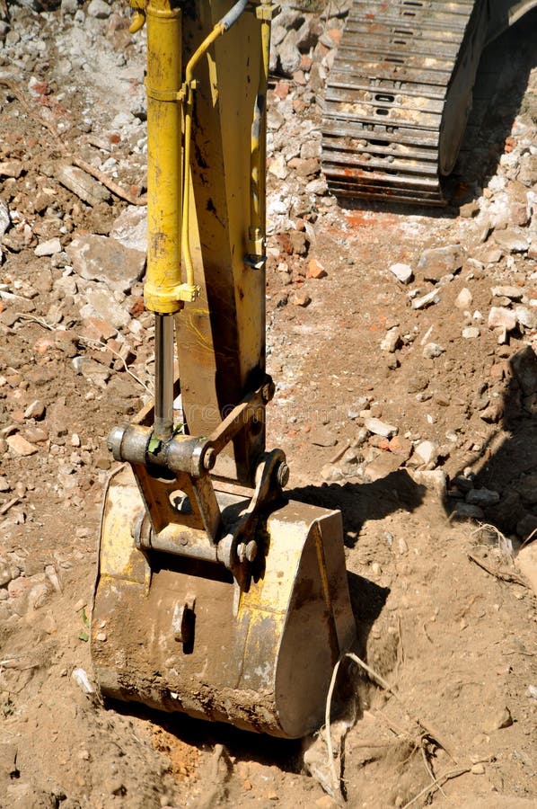 Excavator stock photo. Image of digging, excavate, effort - 22310234
